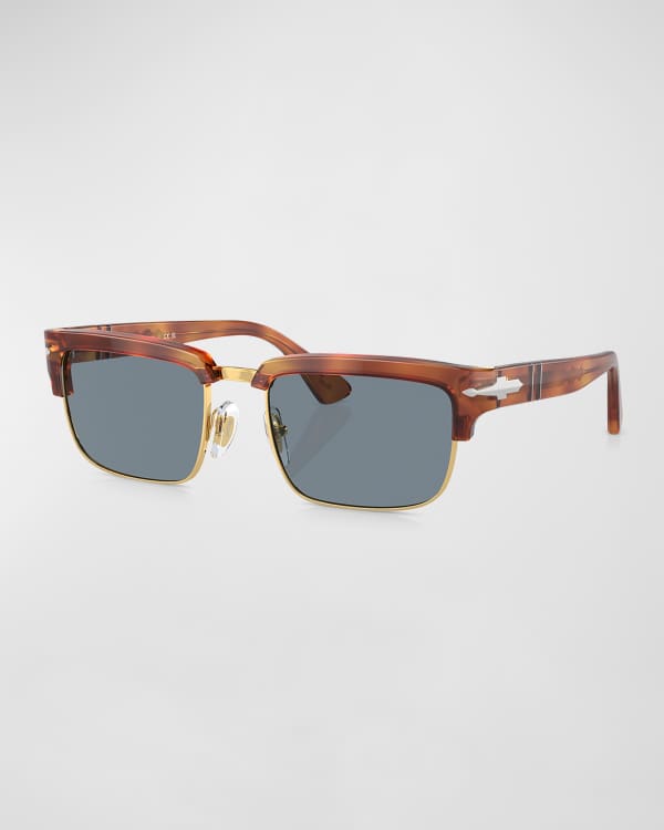 Oliver Peoples Men's Desmon Sun 50 Round Acetate Sunglasses | Neiman Marcus