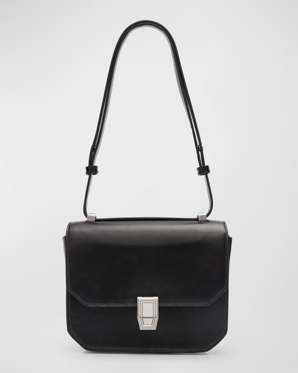 Rag & Bone Cami Straw & Leather Camera Crossbody Bag | Neiman Marcus