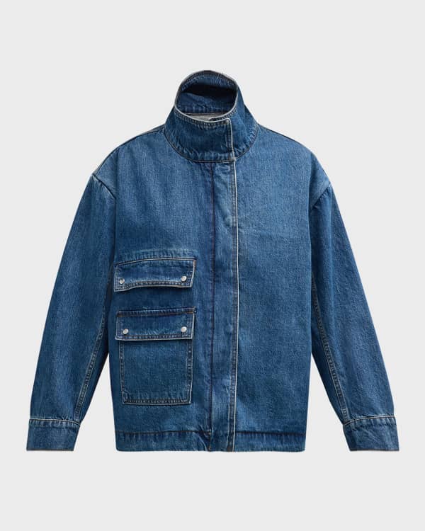THE ROW Ness Denim Jacket | Neiman Marcus