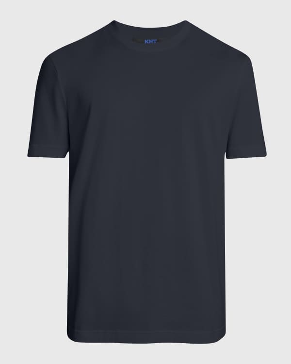 KNT Men's Outline Logo Crewneck T-Shirt | Neiman Marcus