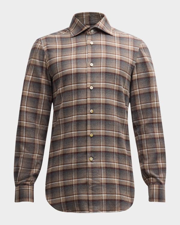 PRPS Men's Plaid Flannel Button-Down Shirt | Neiman Marcus