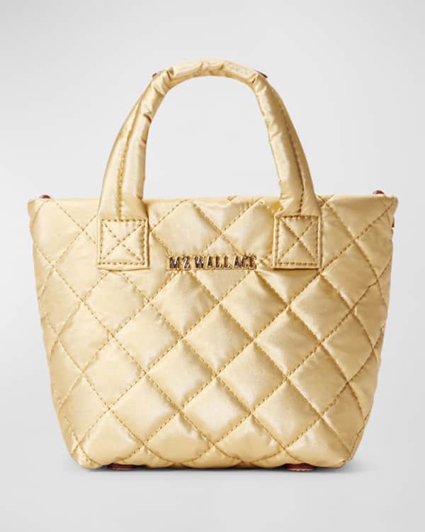MZ WALLACE Metro Deluxe Micro Patent Tote Bag | Neiman Marcus