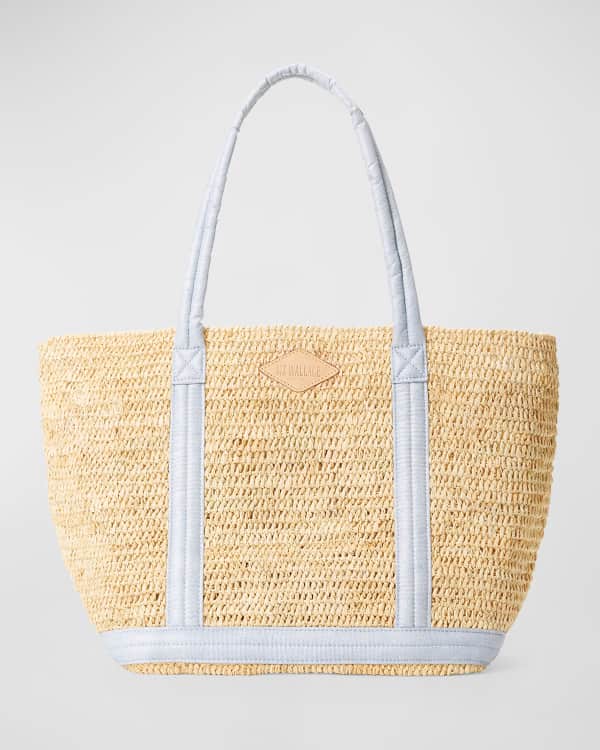 MZ WALLACE Large Raffia Beach Tote Bag | Neiman Marcus