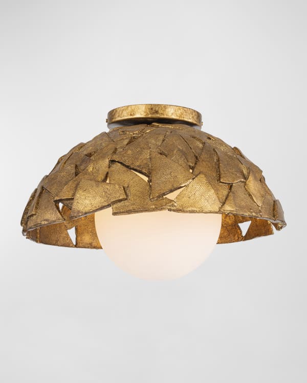 Preston 2-Light Semi-Flush-Mount Ceiling Fixture | Neiman Marcus