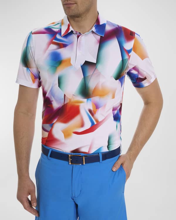 Robert Graham Men's Syfy Performance Polo Shirt | Neiman Marcus