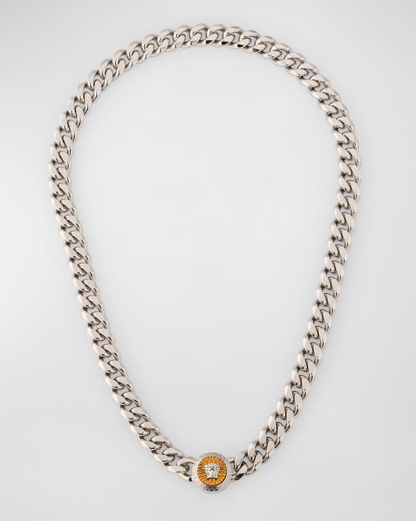 Givenchy Men's Two-Tone 4G Large Chain Necklace | Neiman Marcus