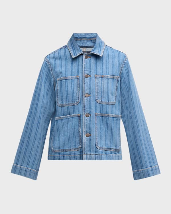 Ulla Johnson The Cosette Cropped Denim Jacket | Neiman Marcus