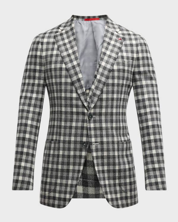 Isaia Men's Check Sport Coat | Neiman Marcus