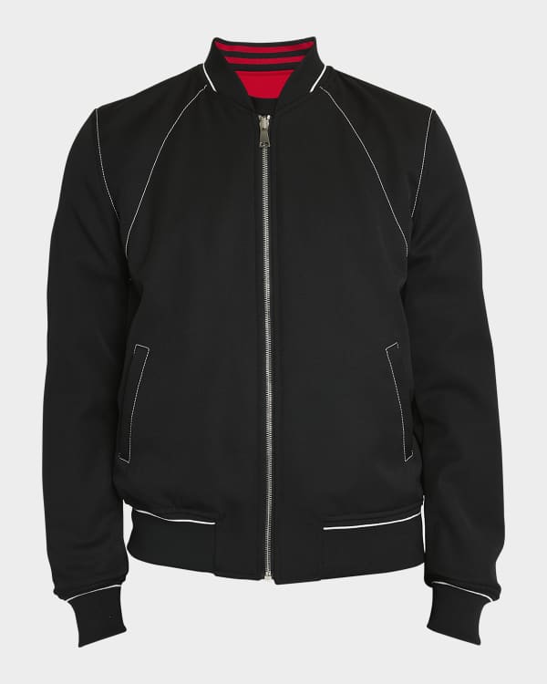 Amiri Men's Tweed Bones Varsity Jacket | Neiman Marcus