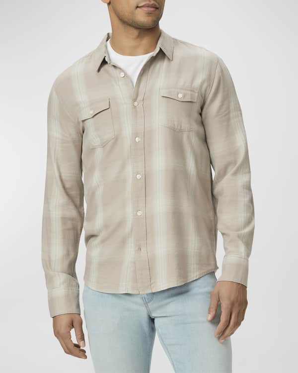 PRPS Men's Plaid Flannel Button-Down Shirt | Neiman Marcus