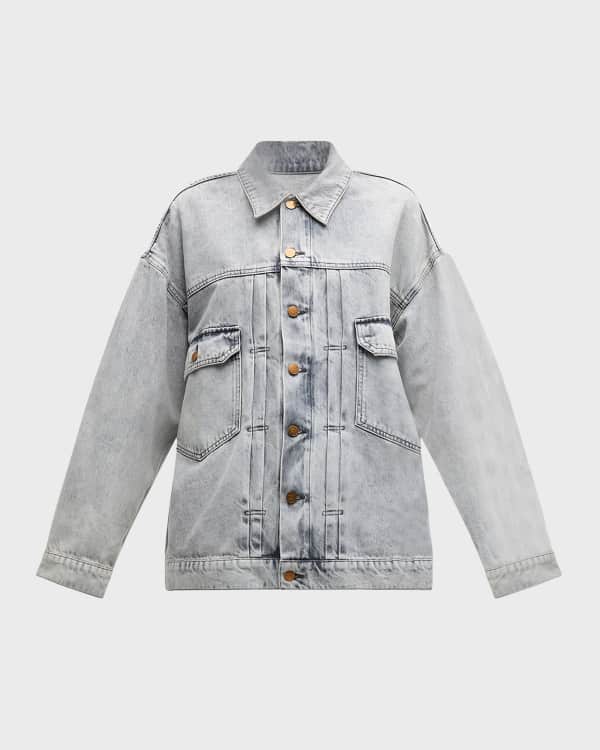 MOTHER The Triangle Drifter Denim Jacket | Neiman Marcus