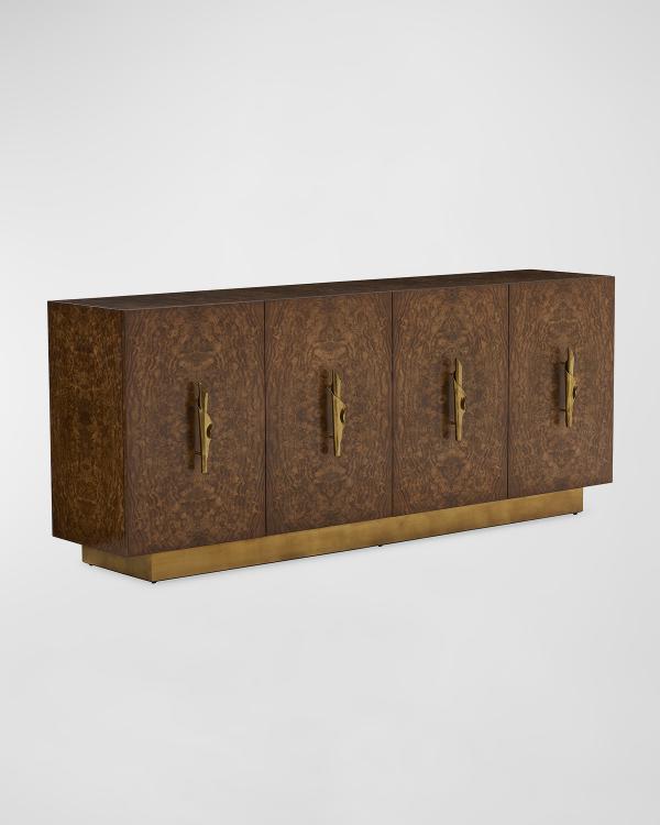 John-Richard Collection Moon Shadow 4-Door Credenza | Neiman Marcus