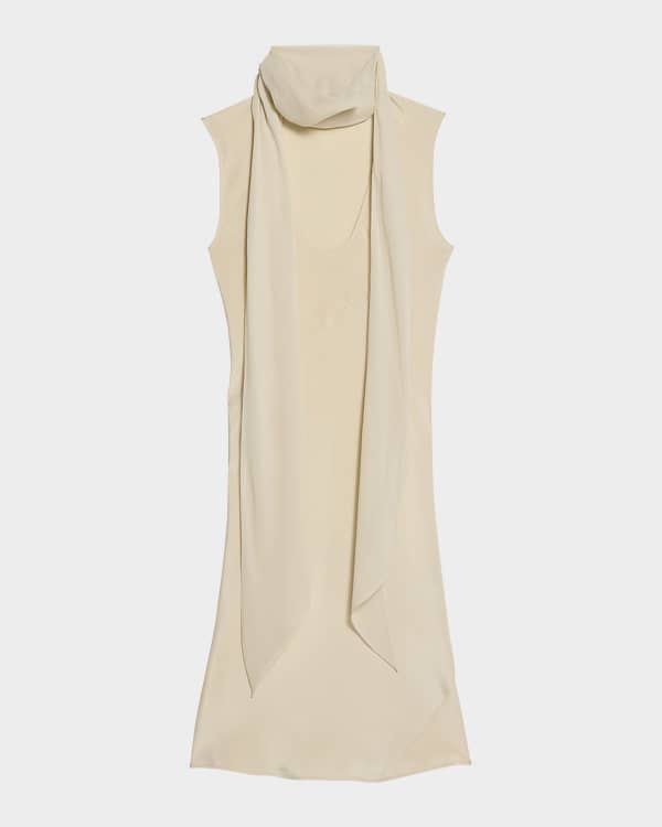 Veronica Beard Tam Silk Sleeveless Cowl Neck Top | Neiman Marcus
