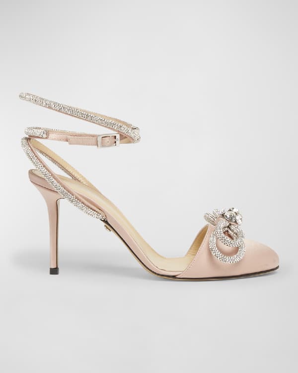 MACH & MACH Beauty Of Antoinette Ruffle Bow Slingback Pumps | Neiman Marcus