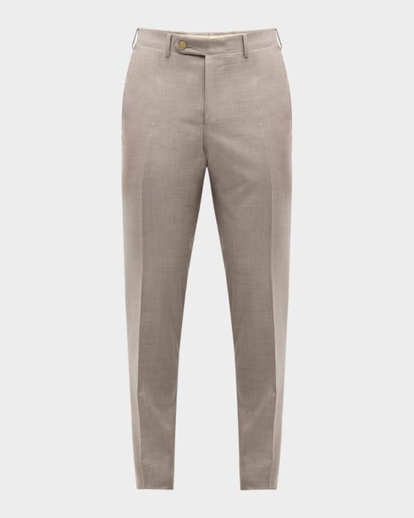 PAIGE Men's Fraser Stretch Twill Cuffed Pants | Neiman Marcus