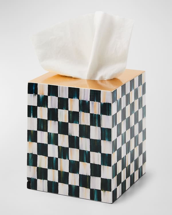 MacKenzie-Childs Royal English Garden Boutique Tissue Box | Neiman Marcus
