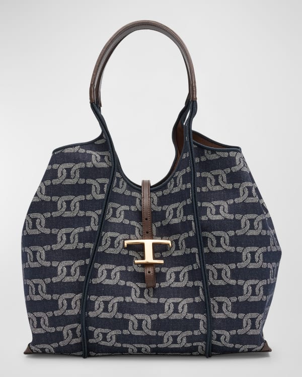 Coach Reese Logo Canvas Convertible Tote Bag | Neiman Marcus