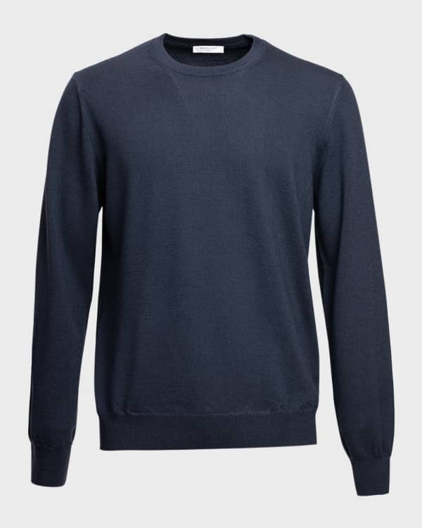 Prada Men's Quarter-Zip Wool Sweater | Neiman Marcus Prada Men's Quarter-Zip Wool Sweater | Neiman Marcus