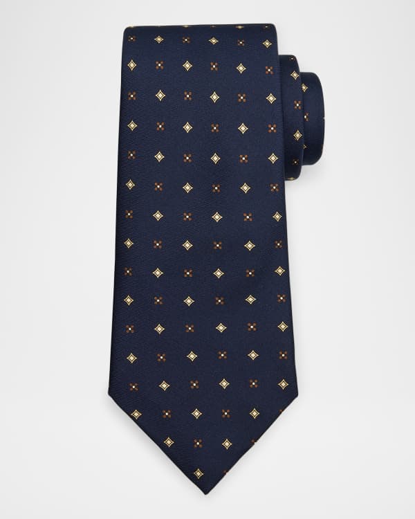Charvet Men's Woven Geometric Silk Tie | Neiman Marcus Charvet Men's Woven Geometric Silk Tie | Neiman Marcus