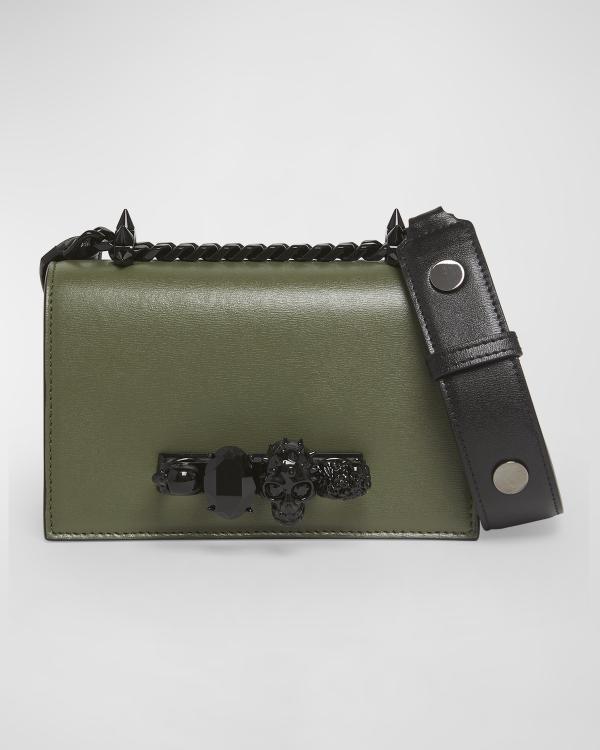 Alexander McQueen Skull Mini Spike Stud Crossbody Bag | Neiman Marcus