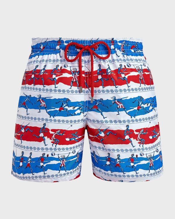 HOM Men's Multicolor Swim Micro Briefs | Neiman Marcus