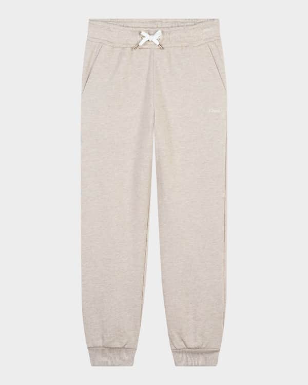 Dolce&Gabbana Girl's Sweatpants W/ Embroidered Tulips, Size 8-14 ...