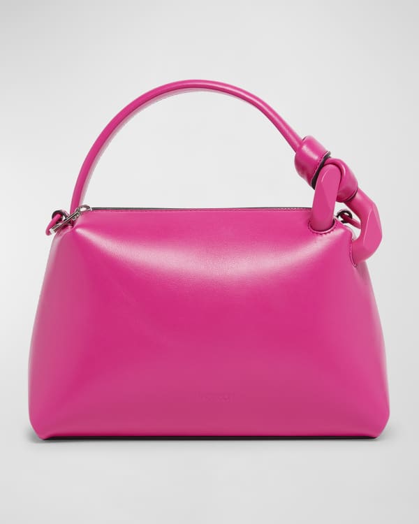 JW Anderson Corner Small Leather Top-Handle Bag | Neiman Marcus