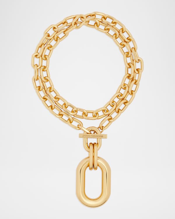 Rabanne XL Chain-Link Necklace | Neiman Marcus