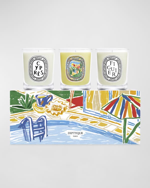 DIPTYQUE Cafe, Chantilly, and Biscuit Limited Edition Candle Set, 3 x ...