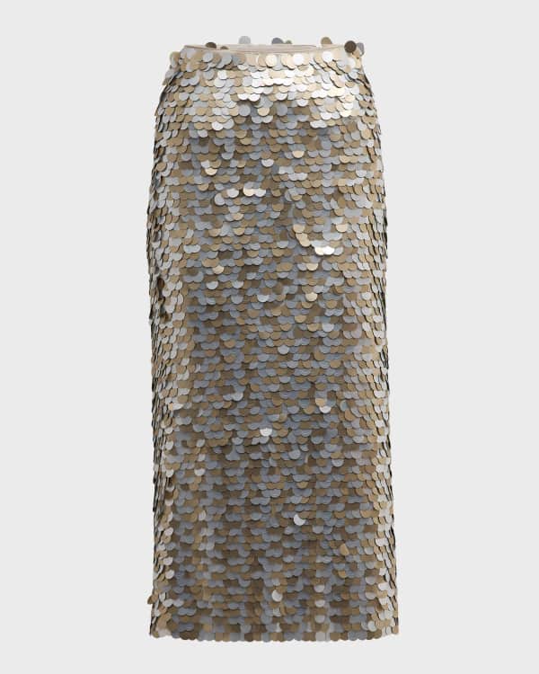 RECTO Sequined Midi Skirt | Neiman Marcus