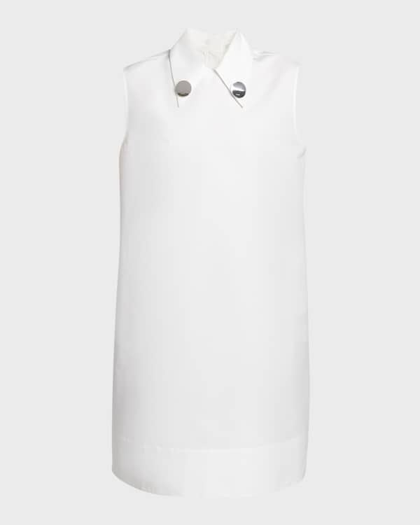 THE ROW Janah Scoop-Neck Sleeveless Midi Shift Dress | Neiman Marcus