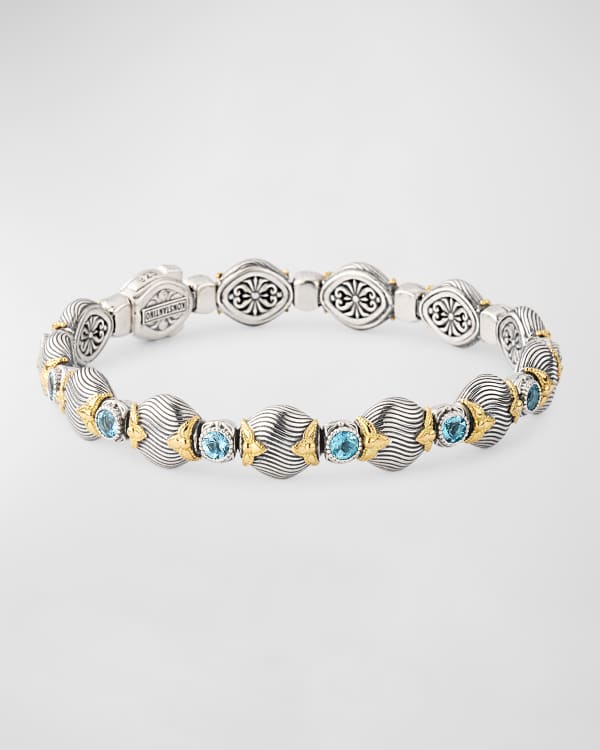 Konstantino 18k Gold Blue Spinel Bracelet | Neiman Marcus