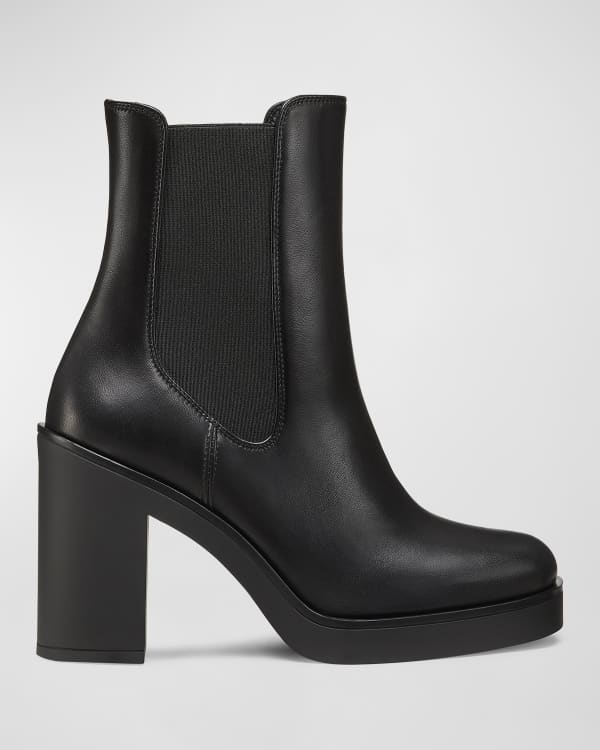 Pedro Garcia Silva Leather Chelsea Booties | Neiman Marcus