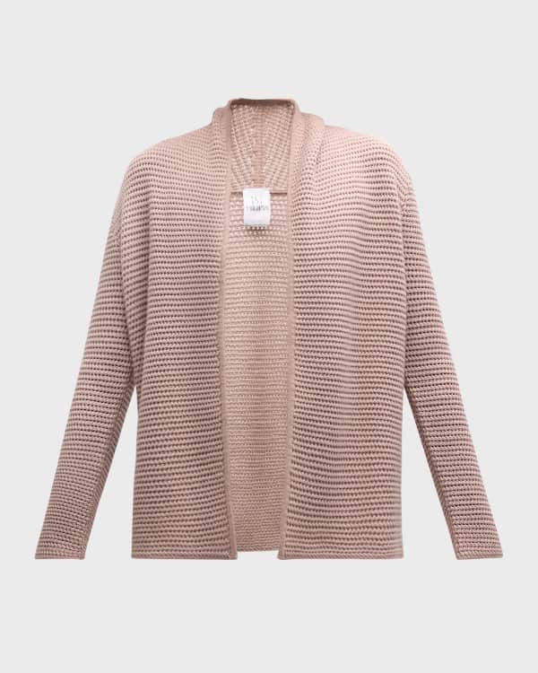 TSE Cashmere Cashmere Textured Open-Front Cardigan | Neiman Marcus