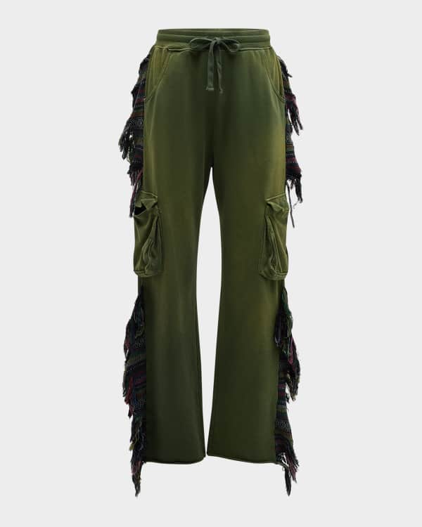 Alchemist Men's Know U Riders Fringe Jogger Pants | Neiman Marcus