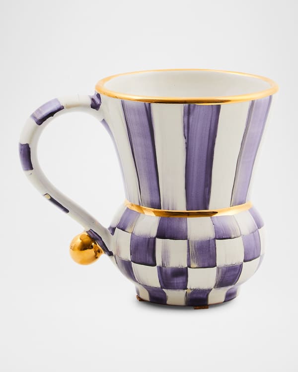 MacKenzie-Childs Sterling Check Mug | Neiman Marcus