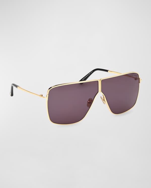 Versace Men's Rimless Metal Aviator Sunglasses | Neiman Marcus