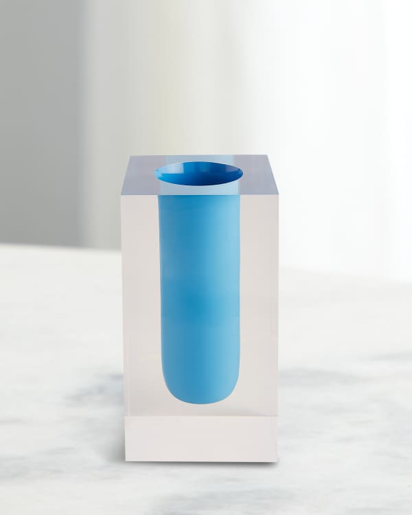 Jonathan Adler Bel Air Cobalt Mini Scoop Vase | Neiman Marcus