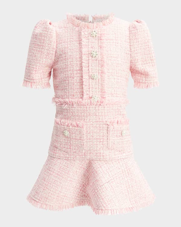 Bardot Junior Girl's Sutton Boucle Dress, Size 7-14 | Neiman Marcus