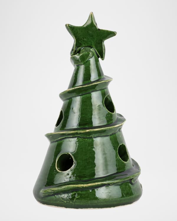 Vietri Foresta Mini Ribbon Tree Christmas Decor | Neiman Marcus