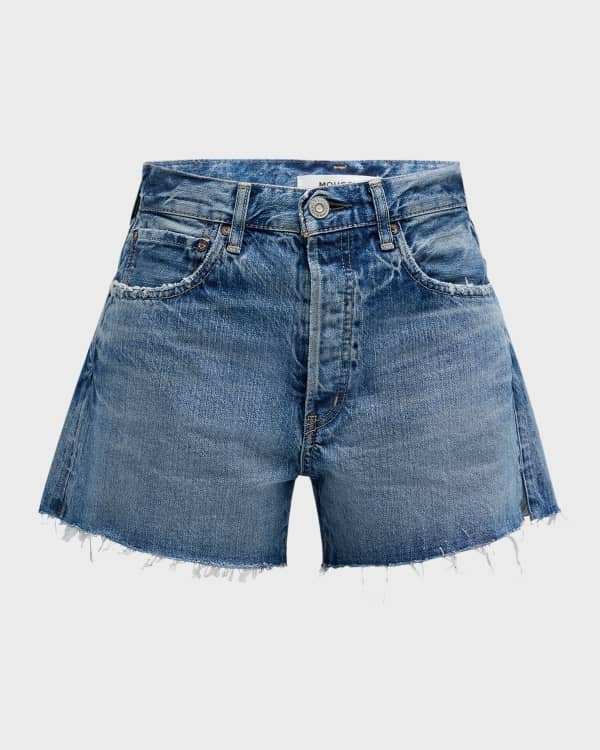 Toteme Classic Denim Bermuda Shorts | Neiman Marcus