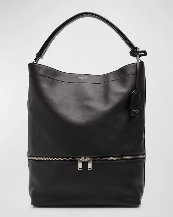 TOM FORD Men's Suede and Leather Hobo Bag | Neiman Marcus