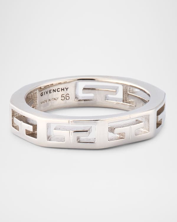 Versace Men's Greca Band Ring | Neiman Marcus