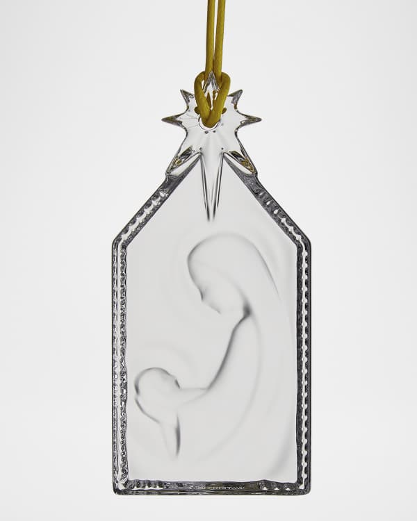 Waterford Crystal Nativity Christmas Ornament | Neiman Marcus