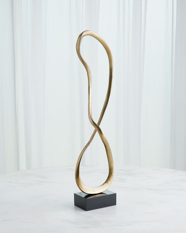 Global Views Loop Bronze Sculpture | Neiman Marcus