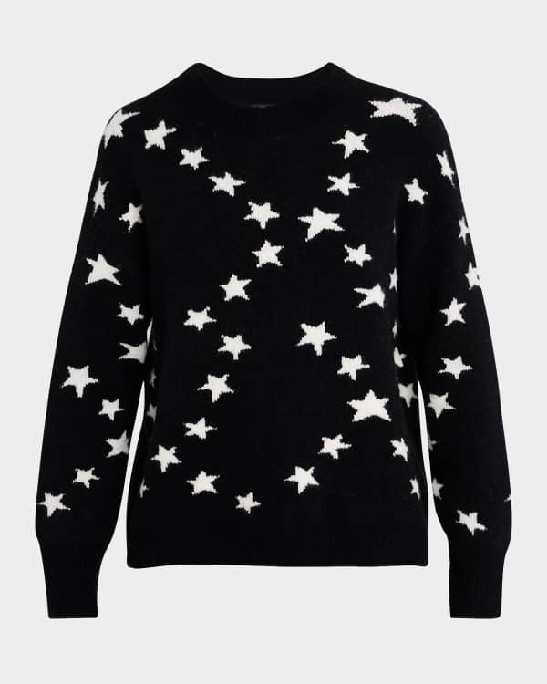 Rails Perci Intarsia-Knit Star Sweater | Neiman Marcus