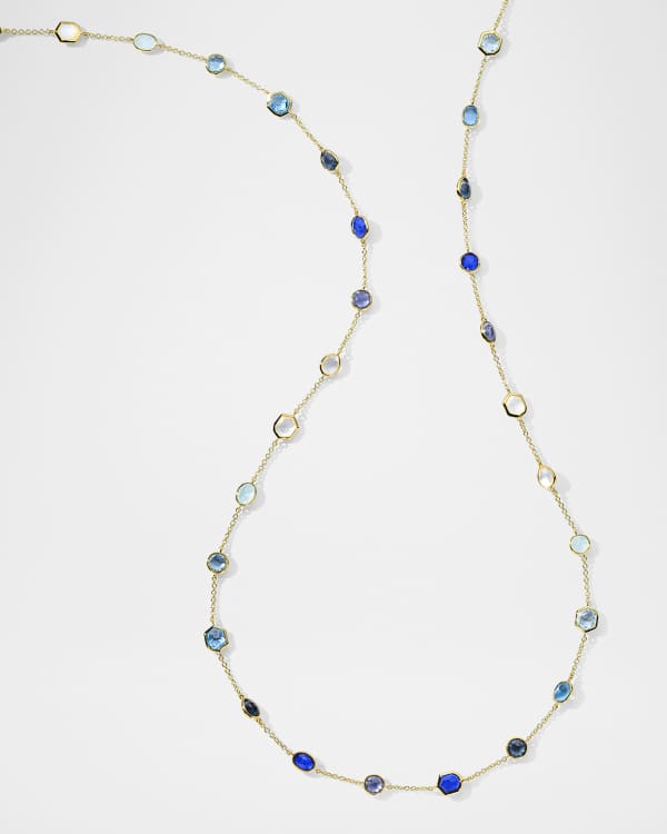 Ippolita 18K Rock Candy Stone Chain Necklace in Summer Rainbow 2, 34.5 ...