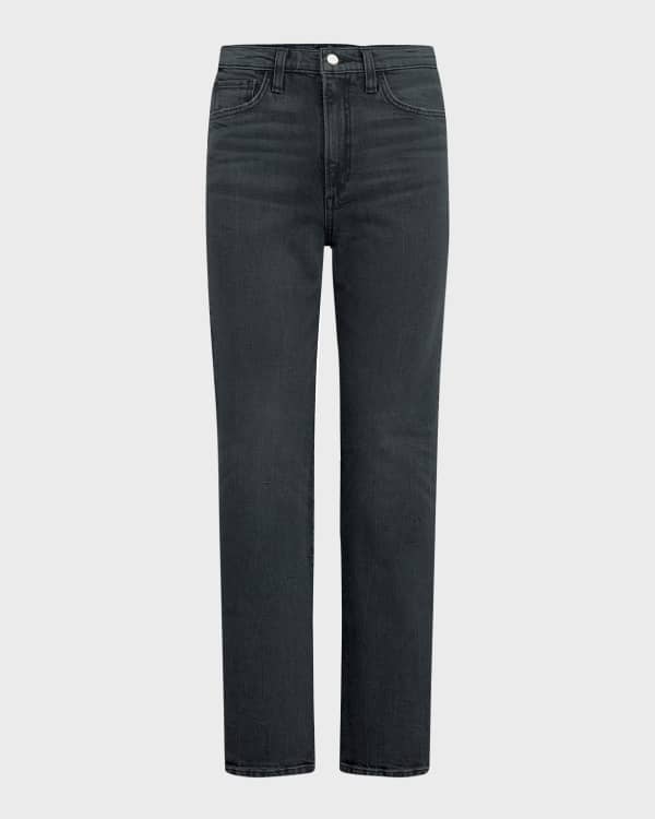 Triarchy Ms. Triarchy V-High Rise Straight-Leg Jeans | Neiman Marcus