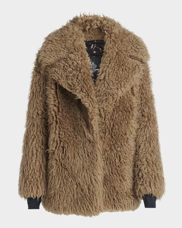 DARKPARK Kayle Cropped Faux-Fur Jacket | Neiman Marcus