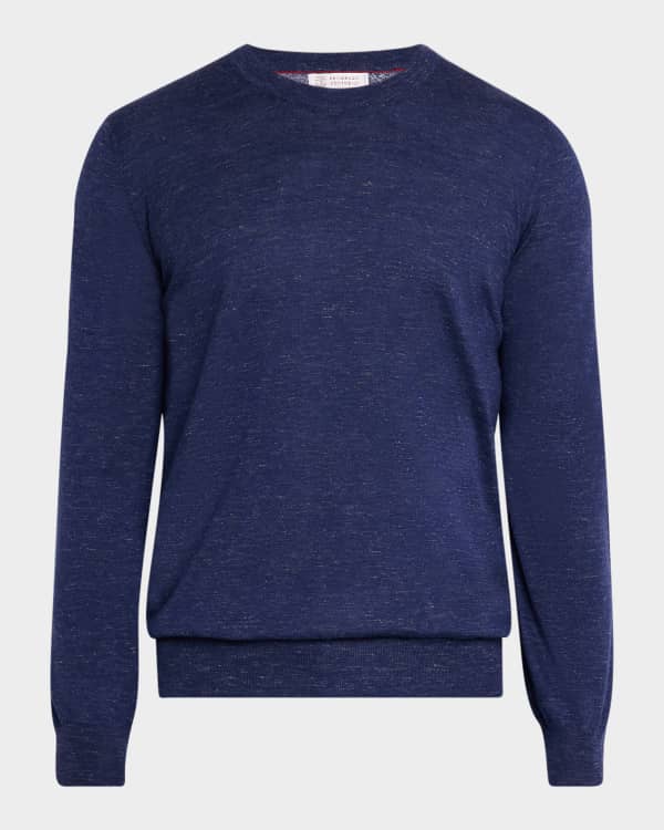 Prada Men's Quarter-Zip Wool Sweater | Neiman Marcus Prada Men's Quarter-Zip Wool Sweater | Neiman Marcus